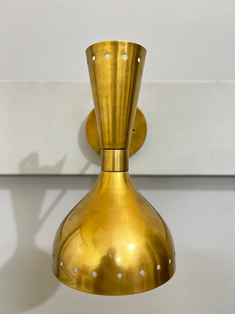 Pair of 1950s Italian Diablo Wall Lights Stilnovo Style - Etsy