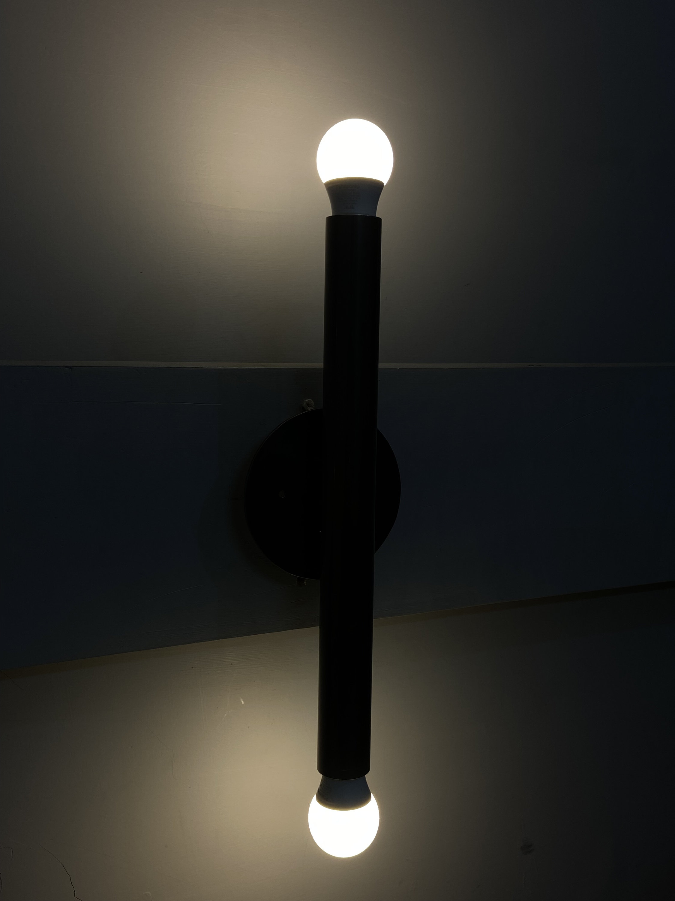 2 Light Italian Pipe Sconce Wall Lights Stilnovo Style Wall - Etsy