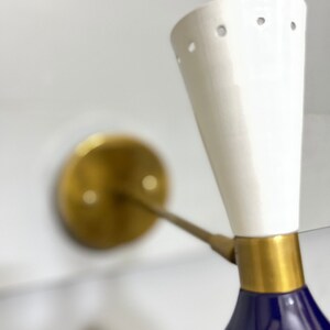 2 Wall Light 1950s Italian Diablo Wall Lights, Stilnovo Style Wall ...
