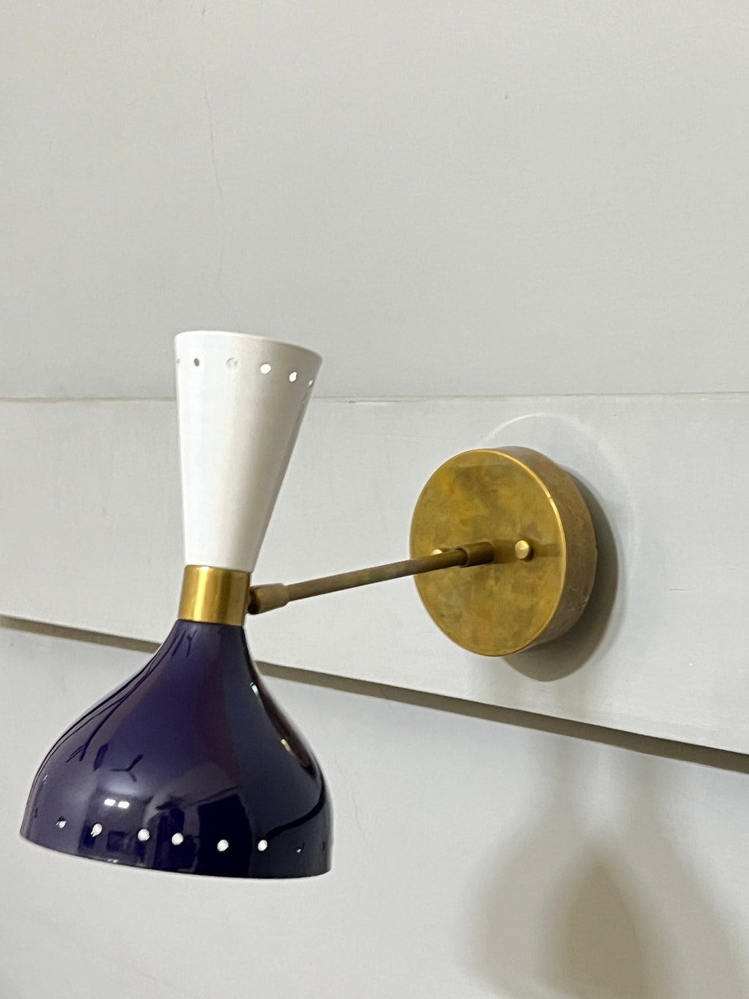 2 Wall Light 1950s Italian Diablo Wall Lights, Stilnovo Style Wall ...