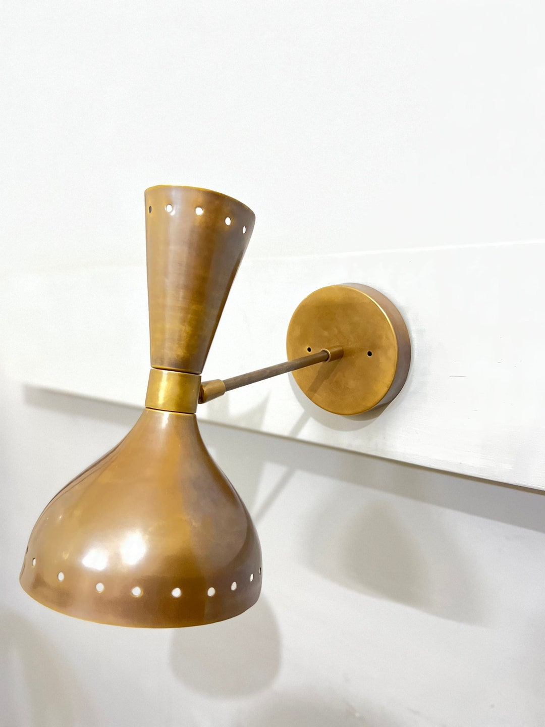 Pair of 1950s Italian Diablo Wall Lights, Stilnovo Style - Wall Sconce ...