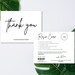 Resin Care Card Template, Thank You Card Template, Resin Product Care ...