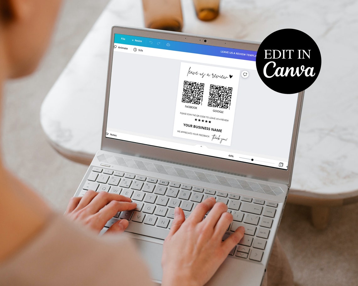 Small Business Signs Bundle QR Code Sign Template Printable - Etsy