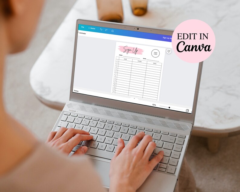 Editable Sign up Sheet Template Printable Sign up Template - Etsy