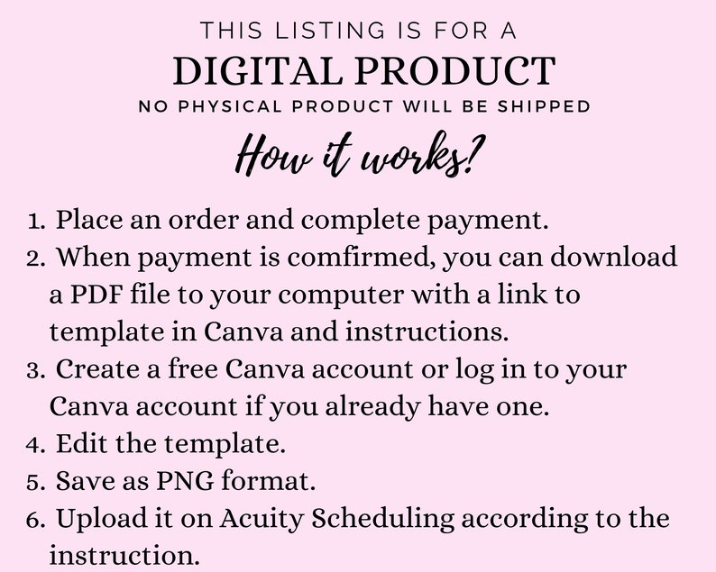 Neon Pink Acuity Scheduling Template, DIY Booking Site Template, Acuity ...