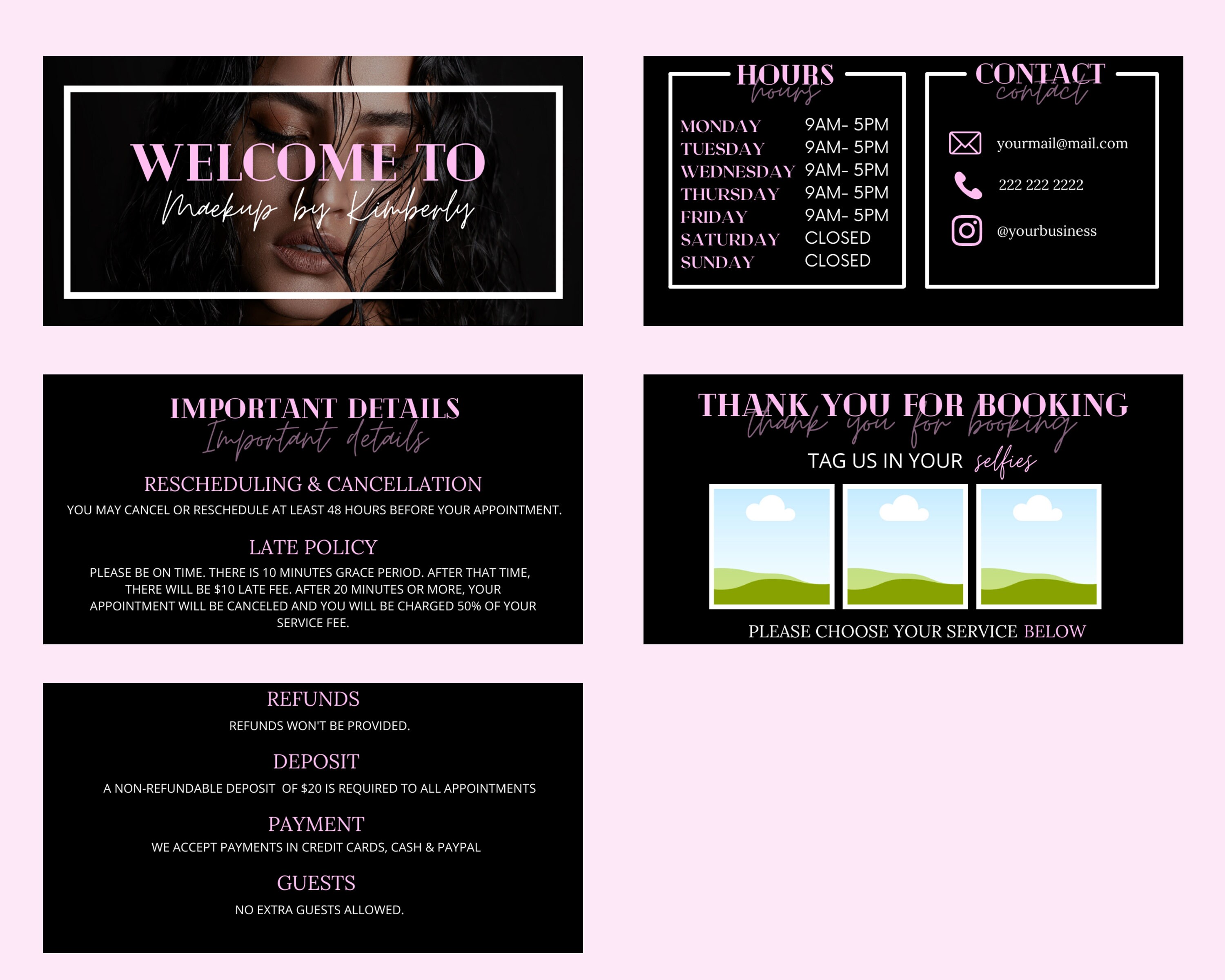 Acuity Scheduling Template Acuity Booking Site DIY Acuity - Etsy