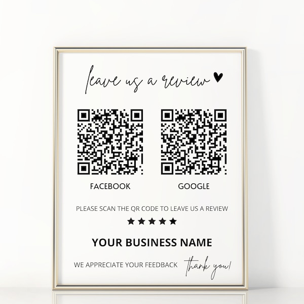 Please Leave a Review Template - Etsy