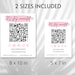 Editable Let's Stay Connected Template, Social Media QR Code Sign ...