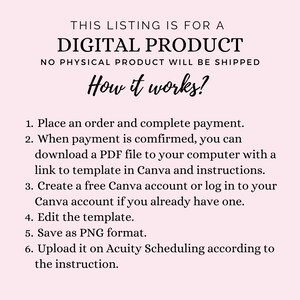 Acuity Scheduling Template, DIY Booking Site Template, Acuity Design, Lash Tech Acuity, Hair ...