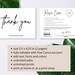Resin Care Card Template, Thank You Card Template, Resin Product Care ...
