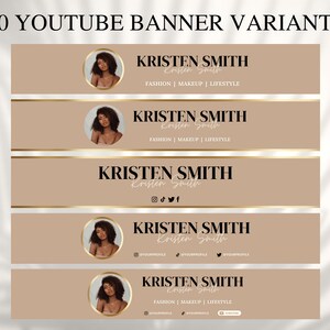 Youtube Branding Kit, Editable Youtube Banner, Intro, Outro, End Screen ...