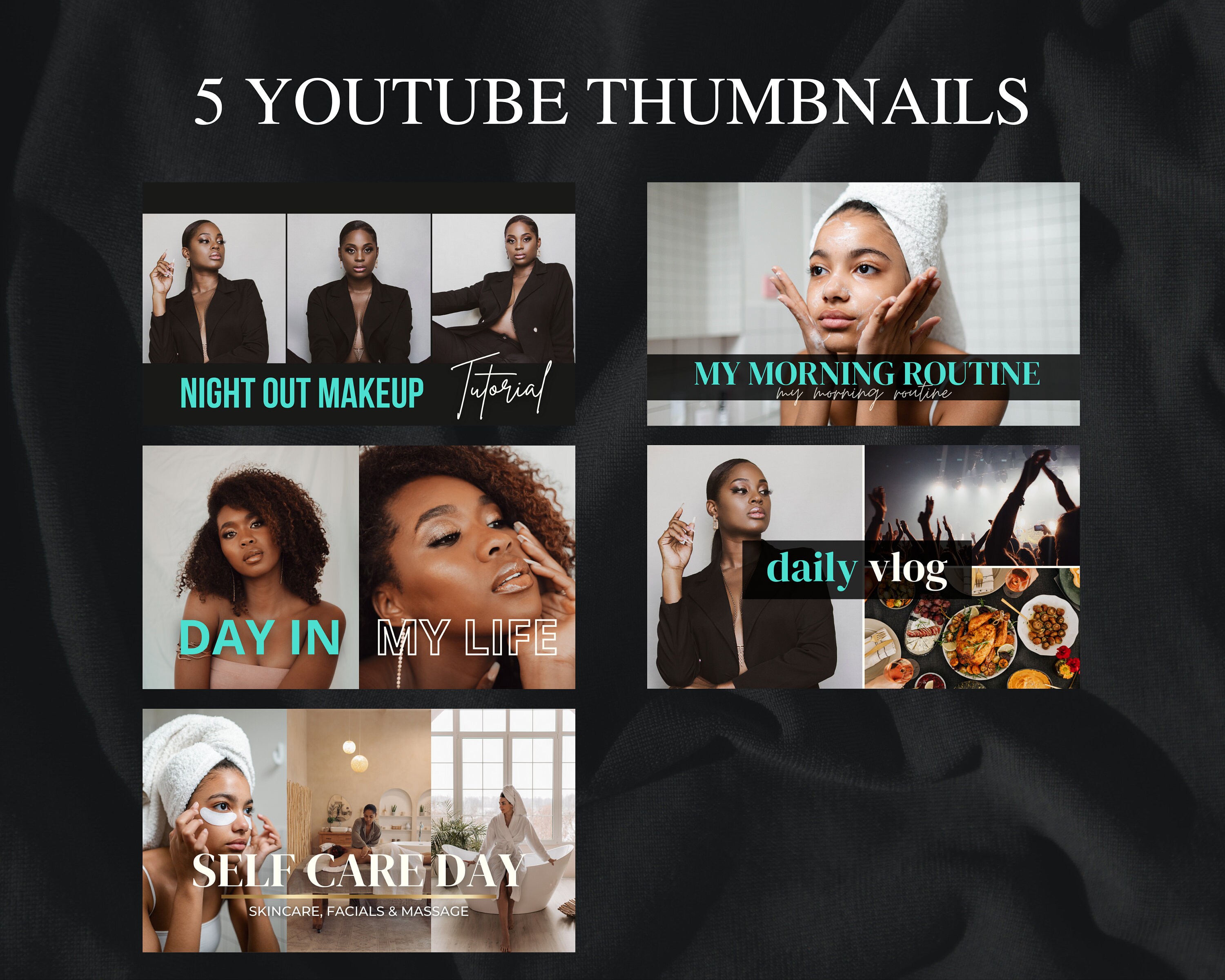 Youtube Branding Kit, Editable Youtube Banner, Intro, Outro, End Screen ...