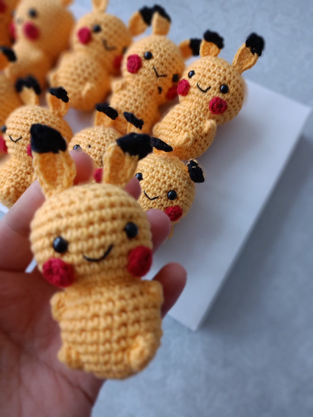 Crochet Keychain Crocheted Toys Crochet Tiny Keychain - Etsy