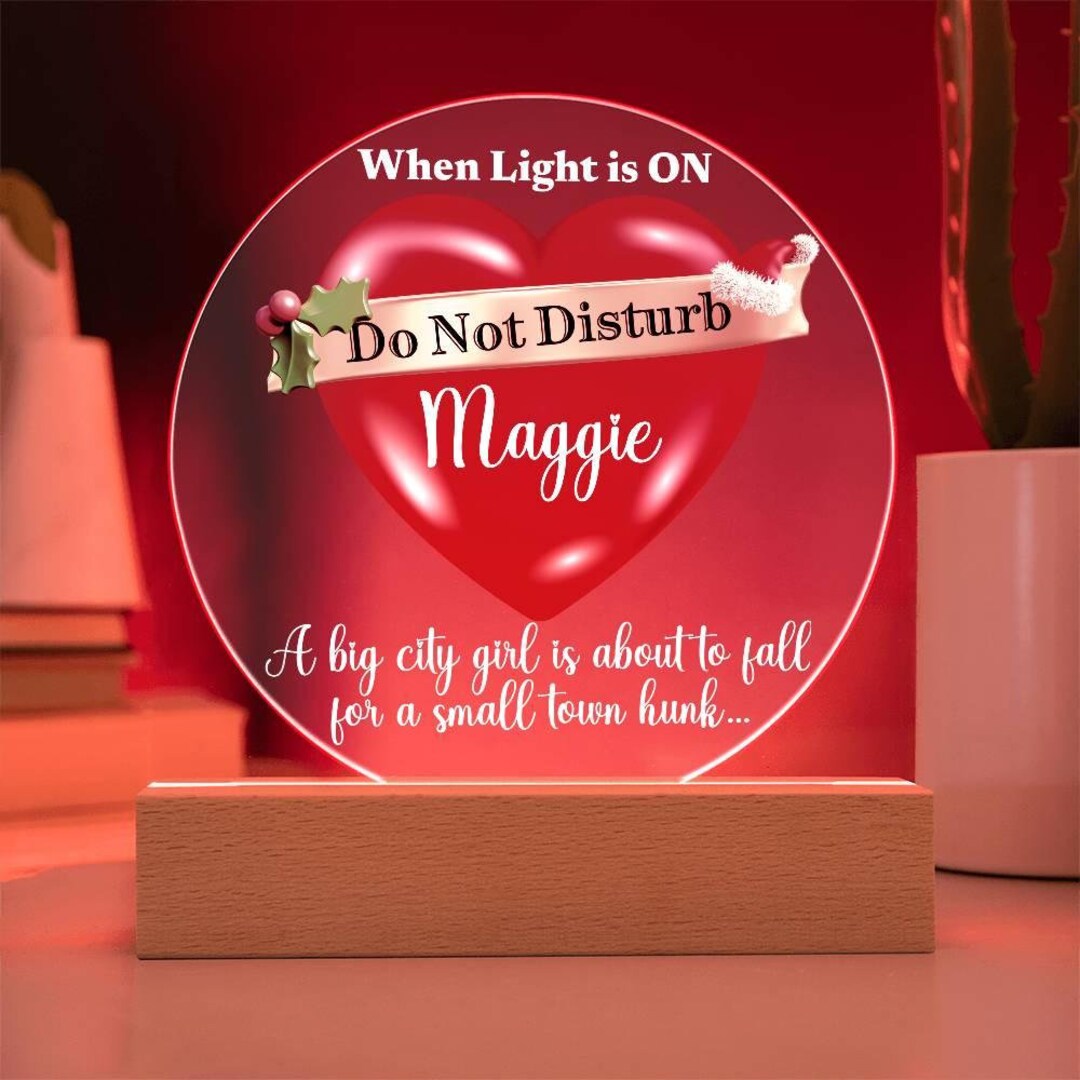 Personalized Do Not Disturb Sign: Holiday Romance Movie Lover Gift - Etsy