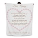 Personalized Hug Jersey Fleece Poem Blanket Gift for Special Loved Ones ...