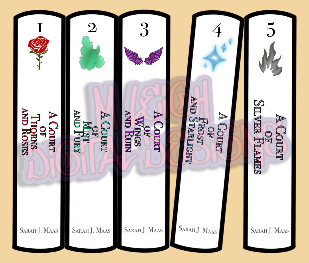 ACOTAR Book Stack - Etsy