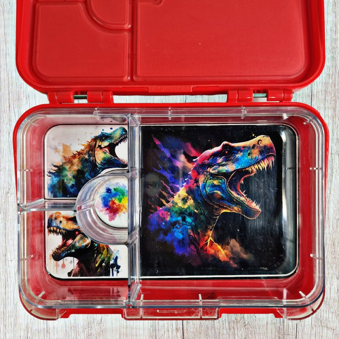 Dinosaurs, Dinos, Personalized, Lunch Box Insert, Lunch Box, Lunch Box ...