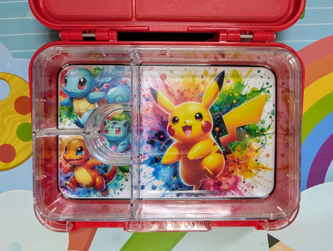Pokemon, Insert, Lunchbox Insert, Snack Insert, Breadbox Insert - Etsy