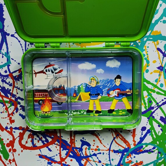 Fireman Personalized Lunchbox Insert Lunchbox Lunch - Etsy