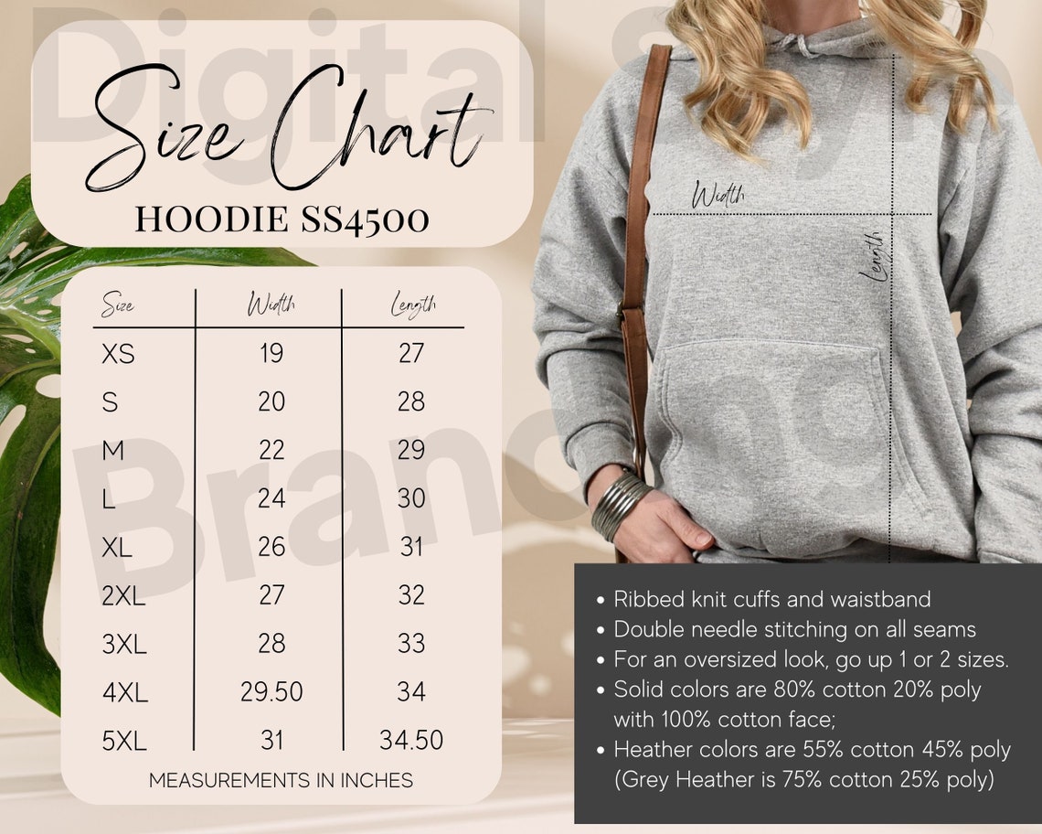 SS4500 Size Chart, Ss4500 Mockup, Size Chart for Independent Trading ...