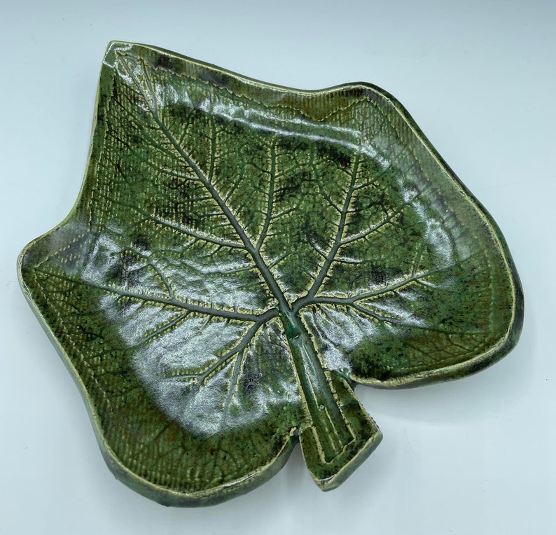 Ceramic Leaf Plates - Etsy