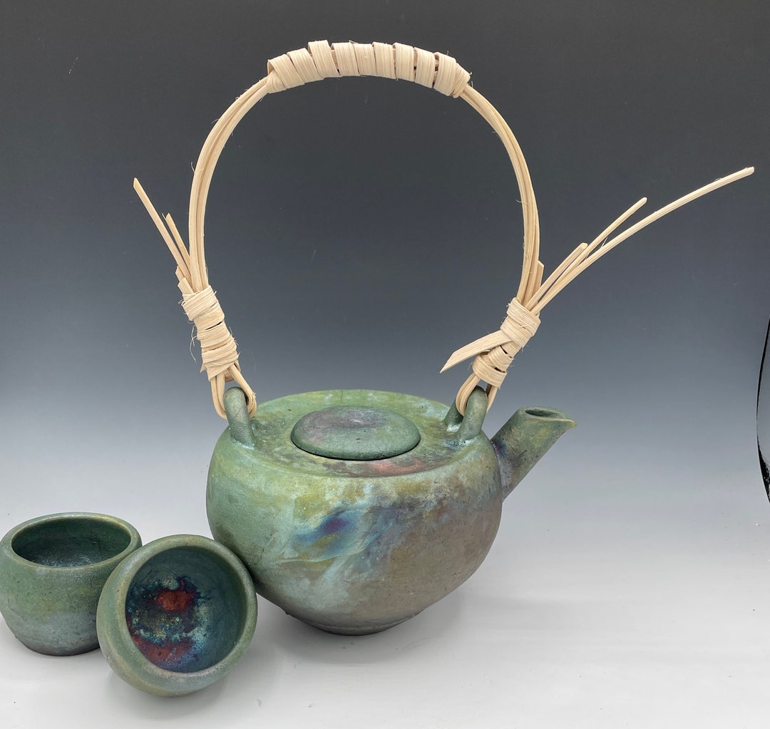 Raku Tea Set - Etsy