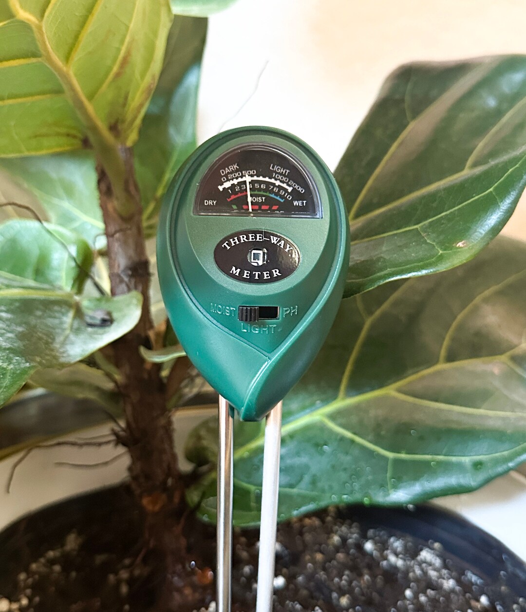 3 in 1 Moisture Sunlight PH Meter Soil Water Acidity Humidity Light PH ...