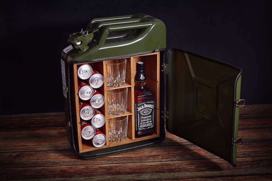 Jerry Can Bar | Personalized Mini Bar | Jerry Can Mini Bar | Bar Cart ...