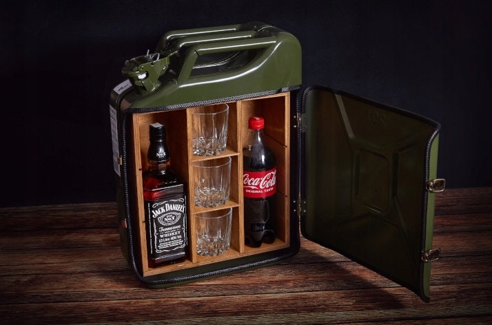 Mini Bar, Jerry Can Gift for Him, for a Birthday for a Man, Father's ...