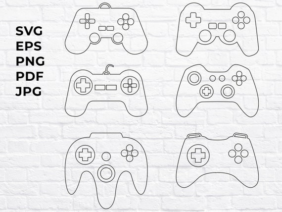 Video Game Controller Outline