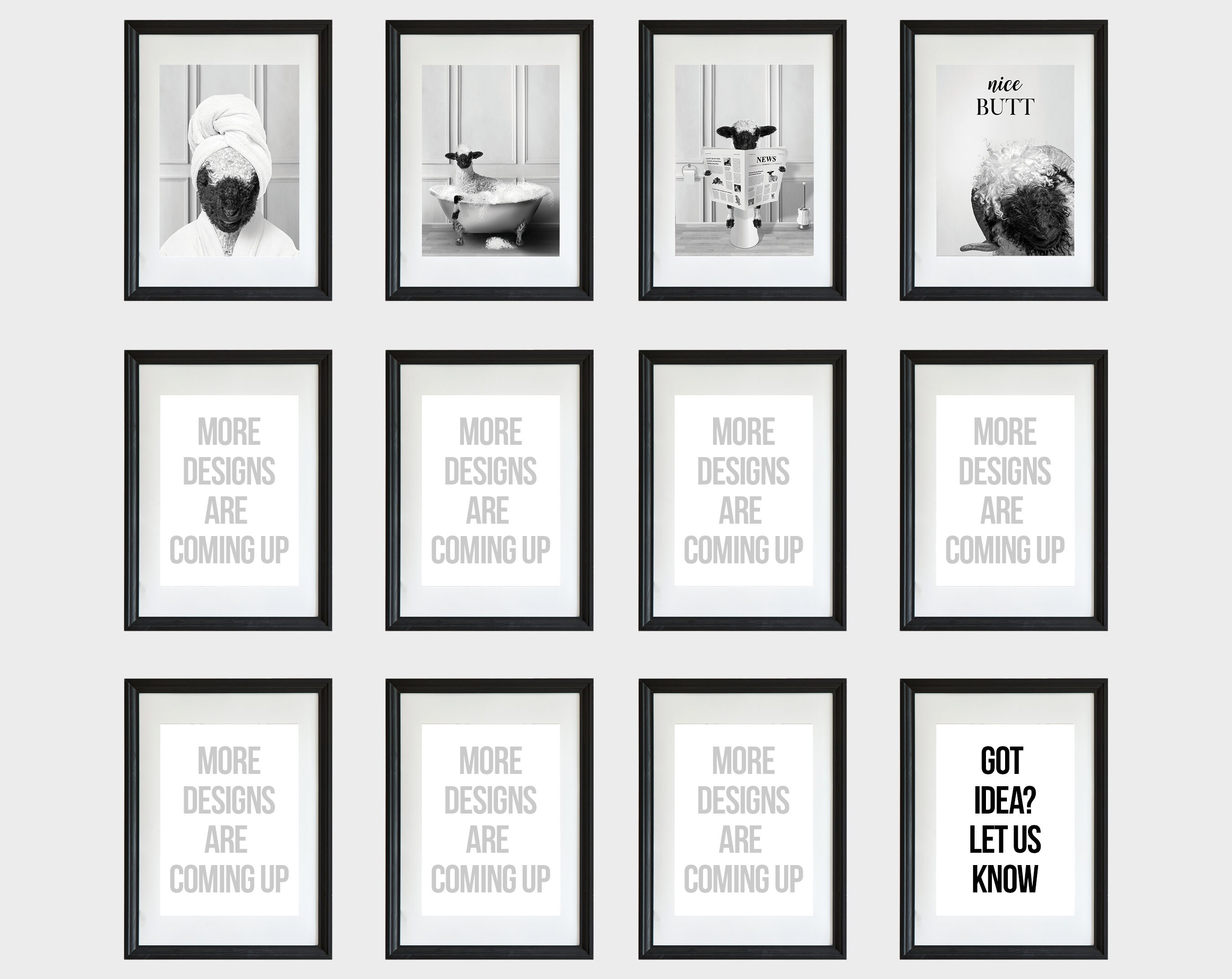 Adorable Pig Wearing Bath Robe Towel, Toddler Bathroom Art, Whimsy ...
