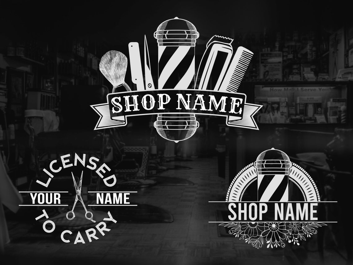 BARBER SVG Barber Shop Svg Barber Logo Svg Hair Stylist - Etsy