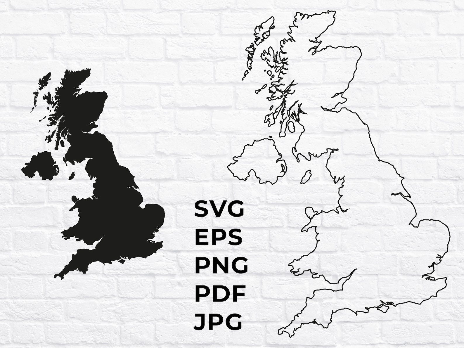 UK Map Outline Svg, Great Briton Map Image, United Kingdom Map Outline ...
