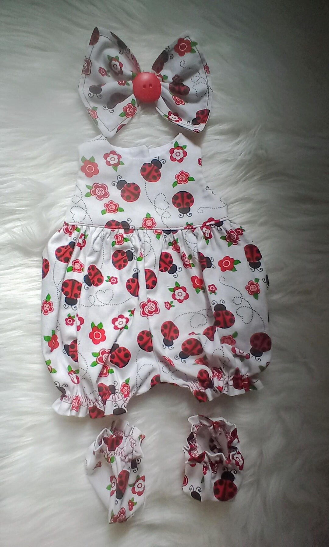 Baby Alive Reborn Silicone Doll Clothes Adorable Romper With Matching ...