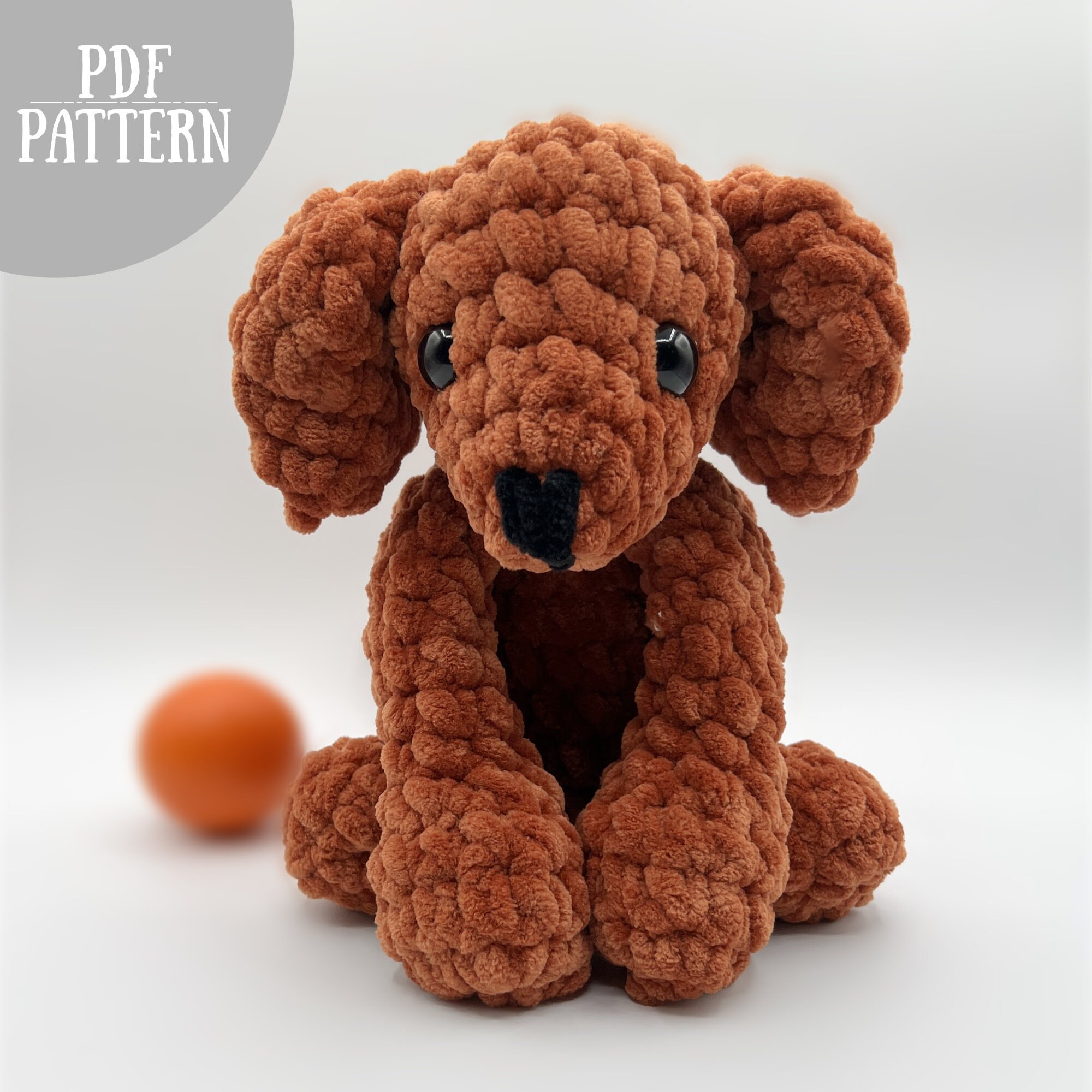 CROCHET PATTERN Crochet Dog Amigurumi Cocker Spaniel Puppy Crochet ...