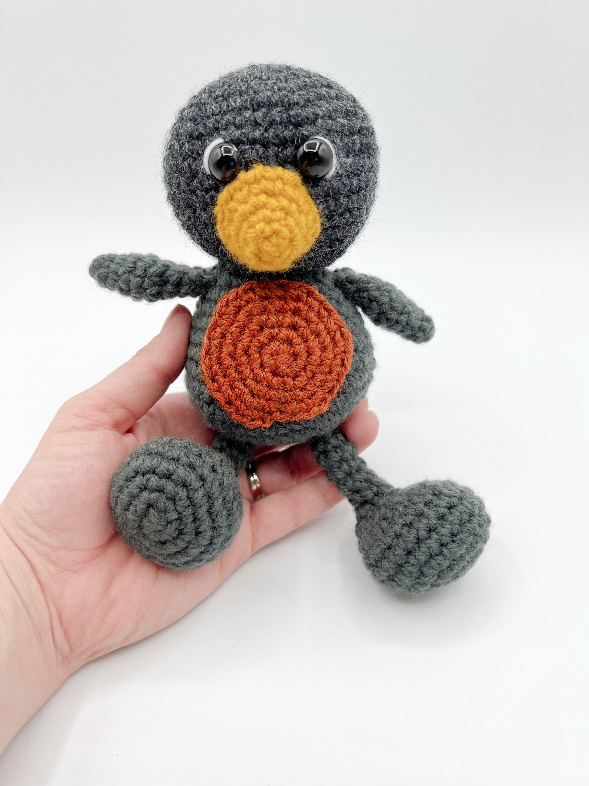 CROCHET PATTERN Crochet Robin Amigurumi Robin Crochet Animal Pattern ...