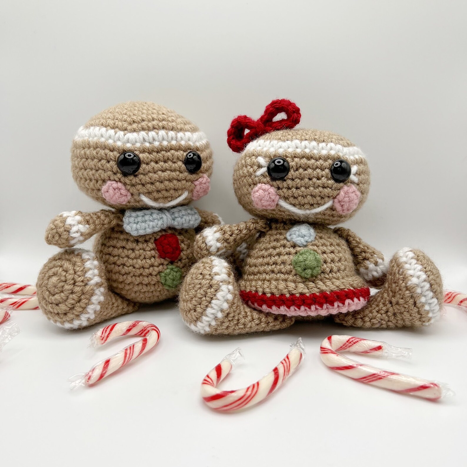 CROCHET PATTERN | Crochet Gingerbread Boy and Girl | Amigurumi ...