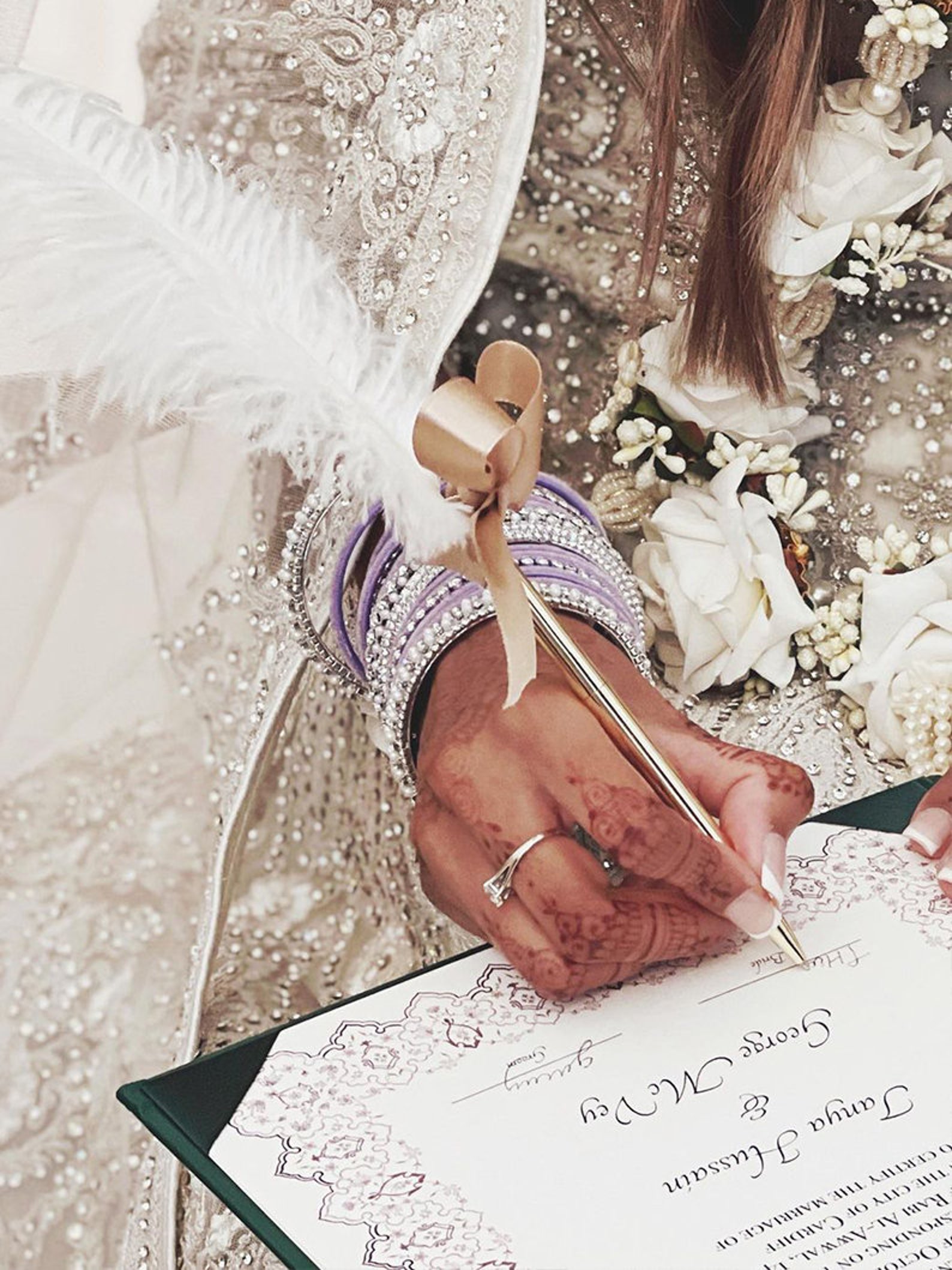 DIGITAL Nikkah Certificate Printable Marriage Contract A4 Illustrated ...