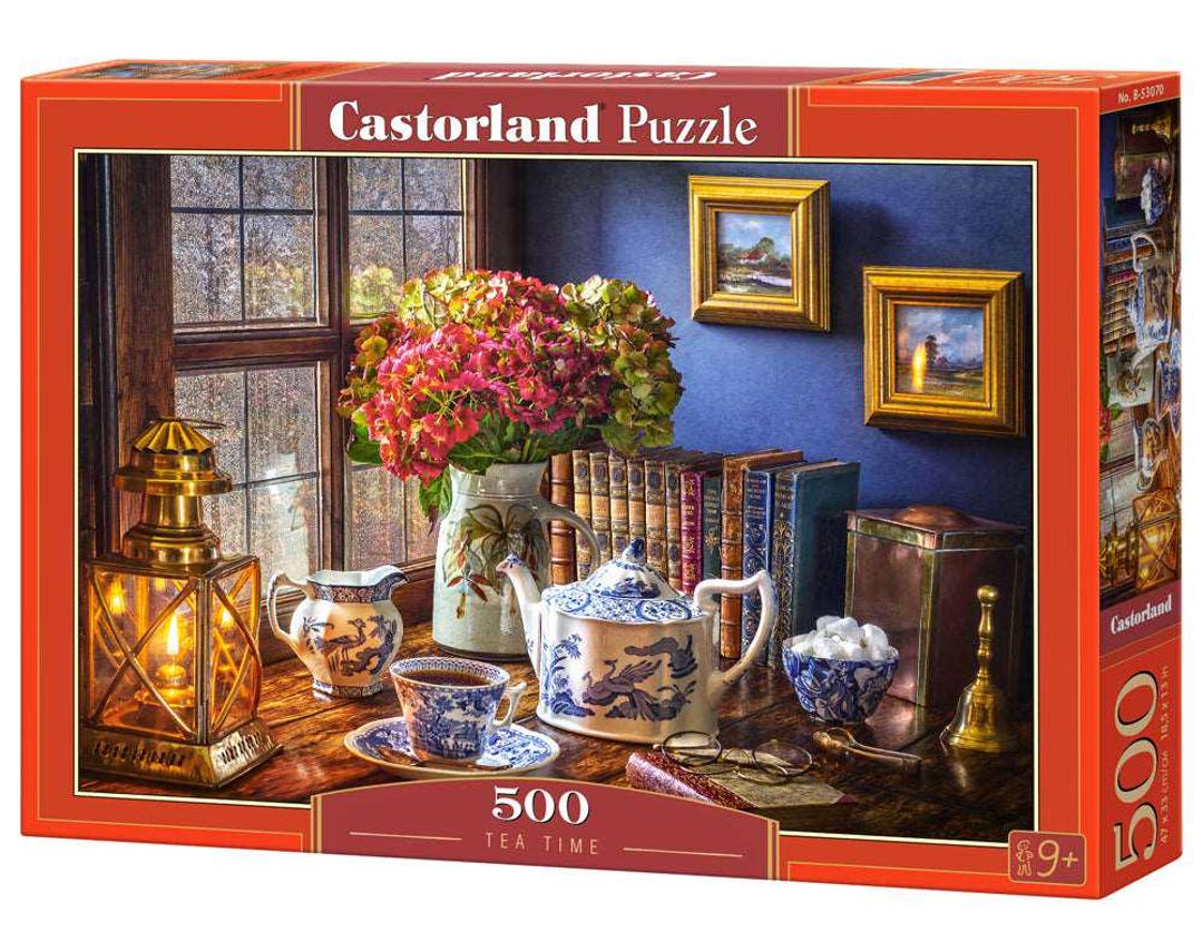 500 Piece Jigsaw Puzzle, Tea Time, Classic Interior, Old Fashioned ...