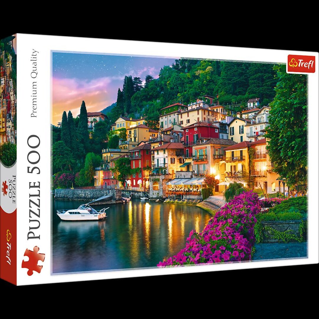 500 Piece Jigsaw Puzzles, Lake Como, Puzzle of Italy, Romantic Village ...