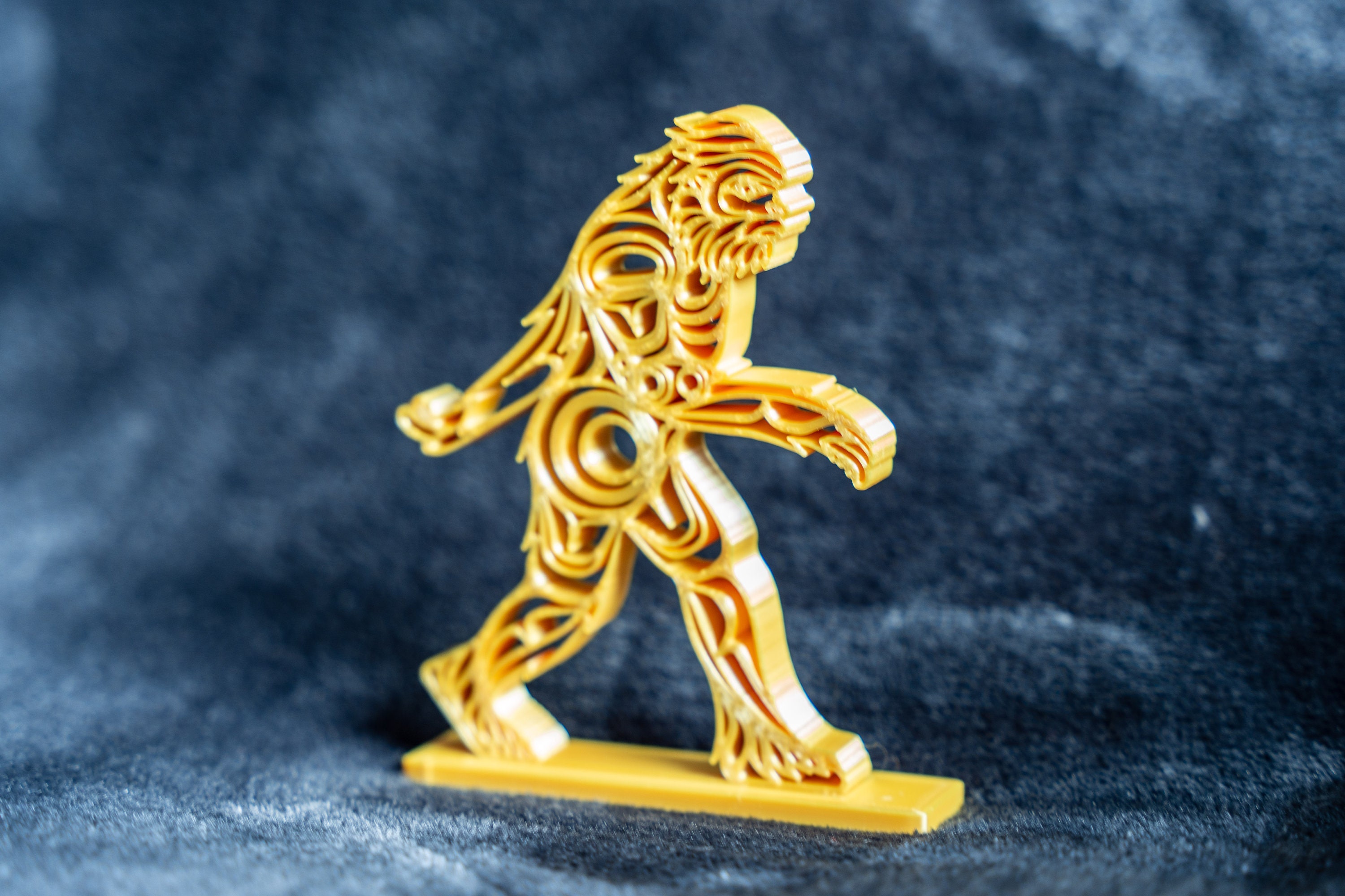 3D Printed Native Art Sasquatch - Etsy Canada