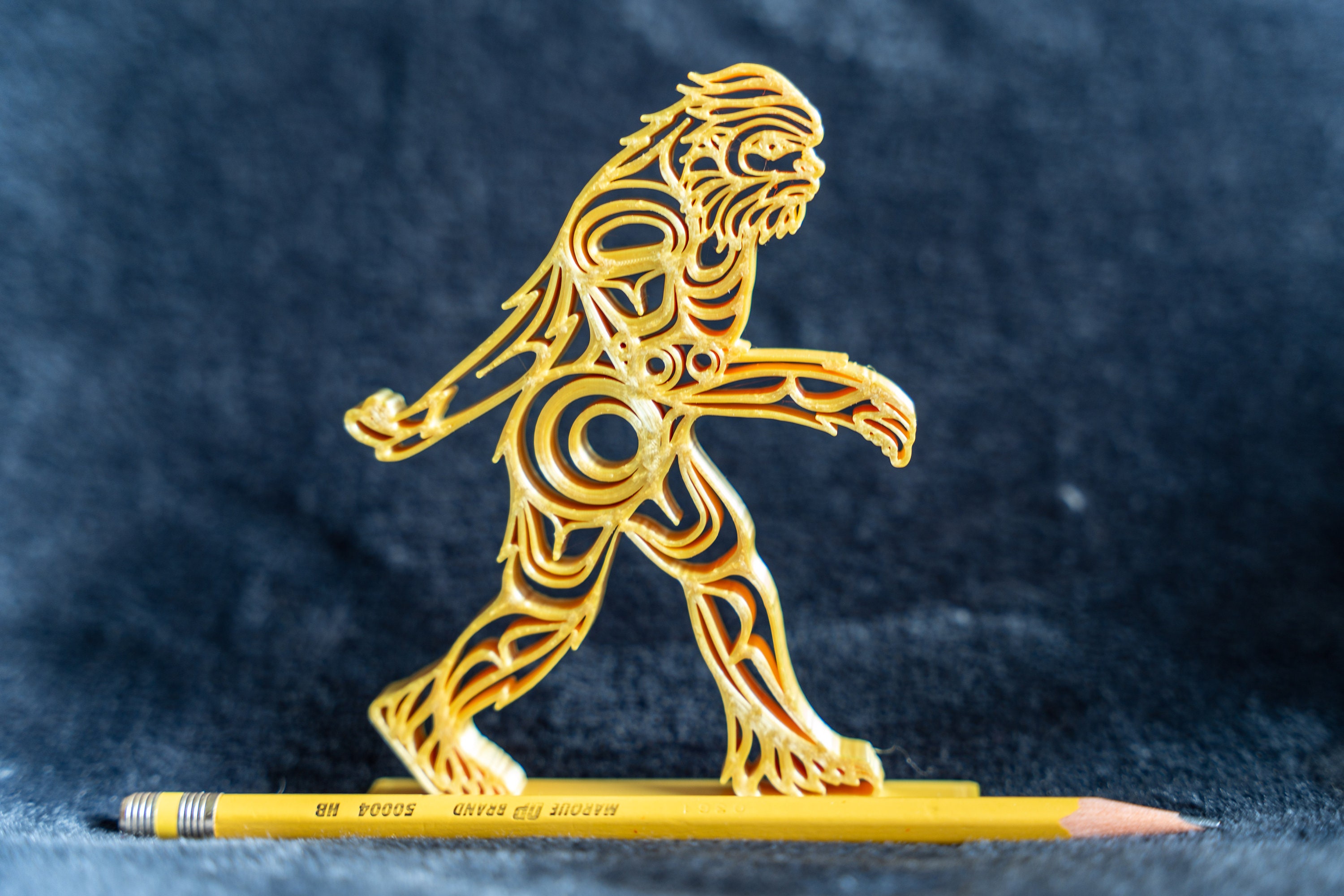 3D Printed Native Art Sasquatch - Etsy Canada