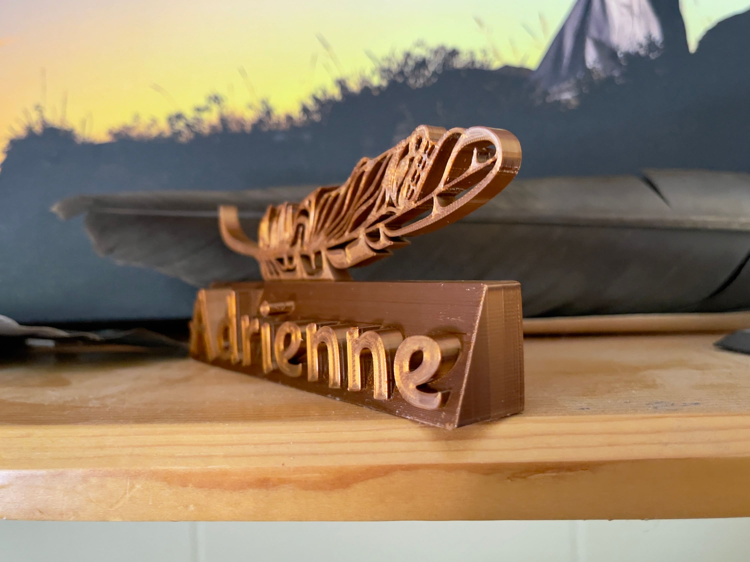 Indigenous Art Custom Nameplate - Etsy