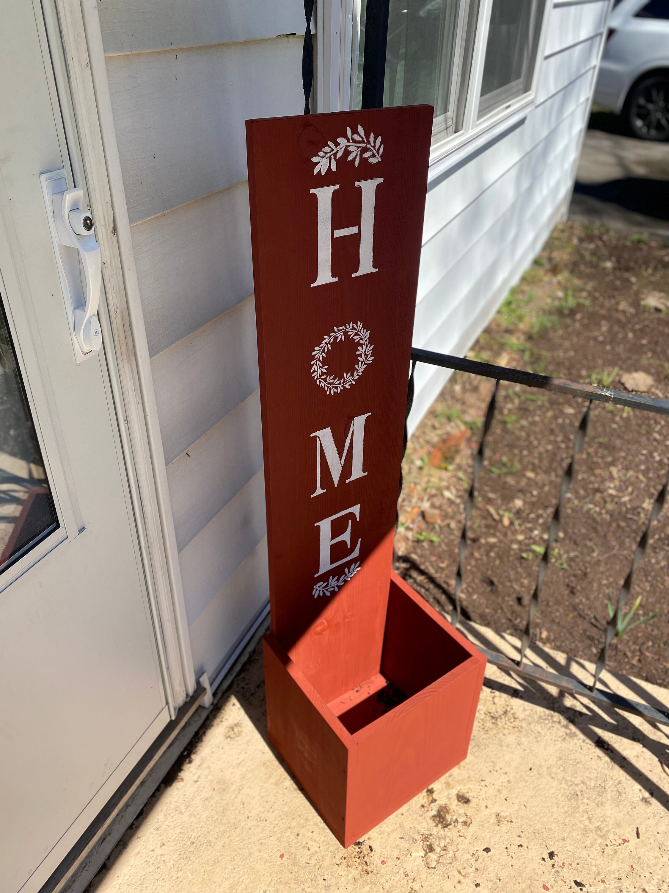 Home Sign Flower Planter Box - Etsy