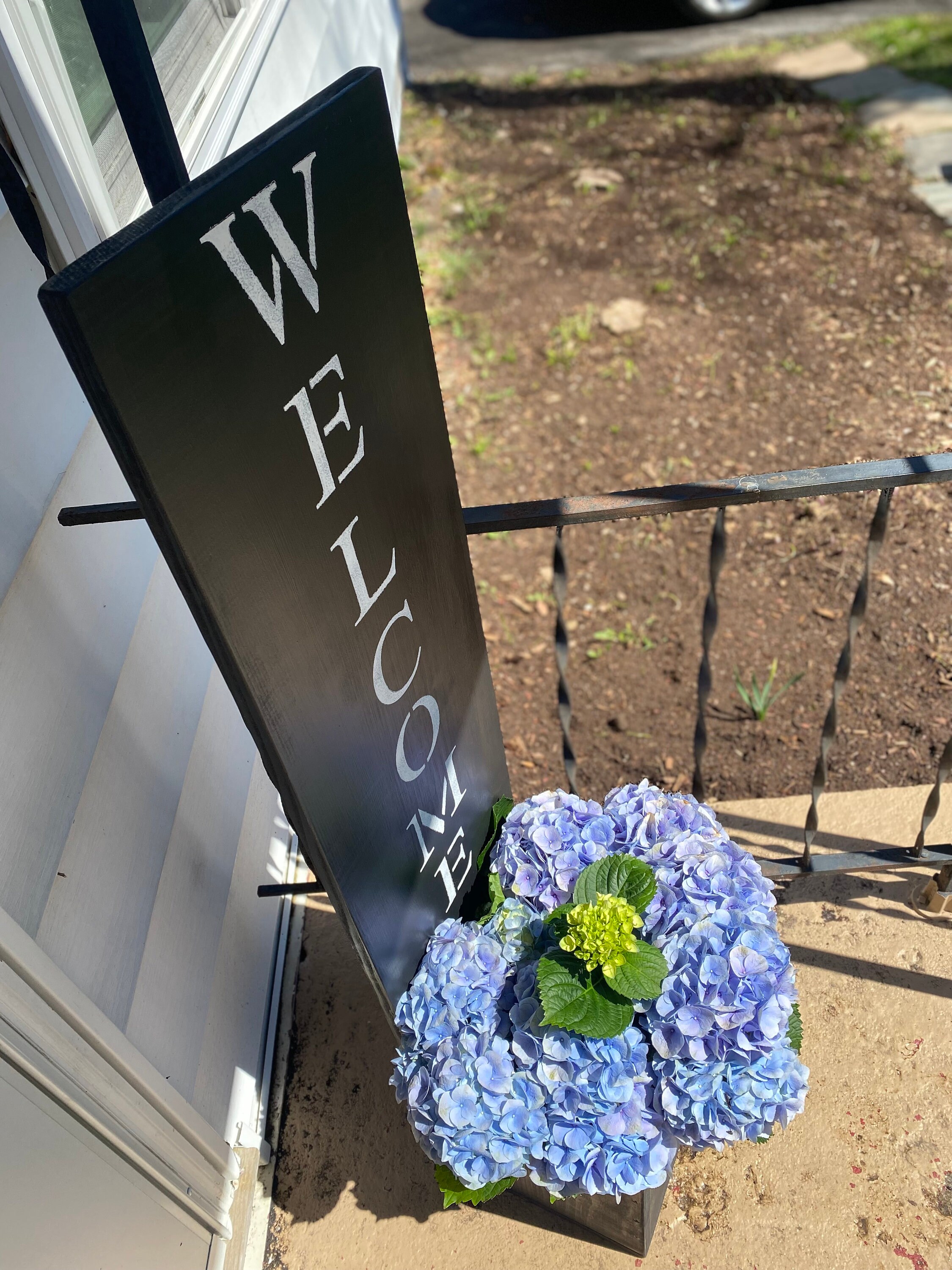 Welcome Sign Flower Planter Box - Etsy