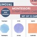 Bilingual Shapes Montessori 3 Part Card, 2D Shape Cards, Nomenclature ...