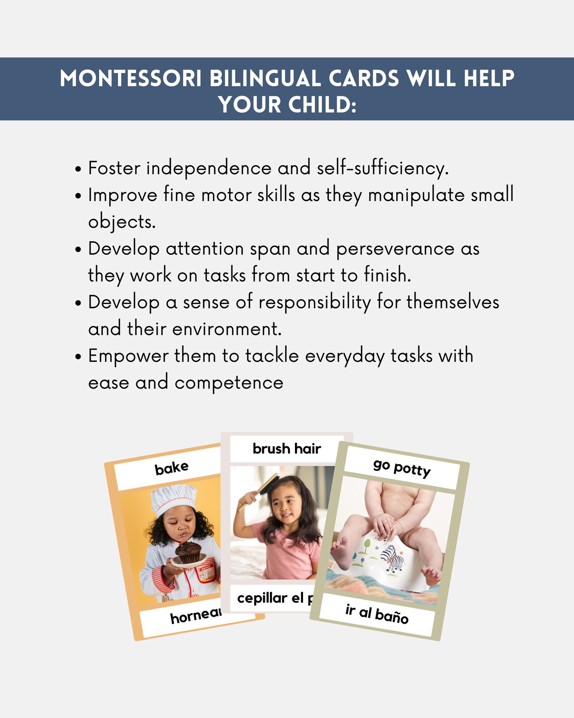 Kids Daily Routine Cards With Real Pictures, Toddler Montessori Daily ...