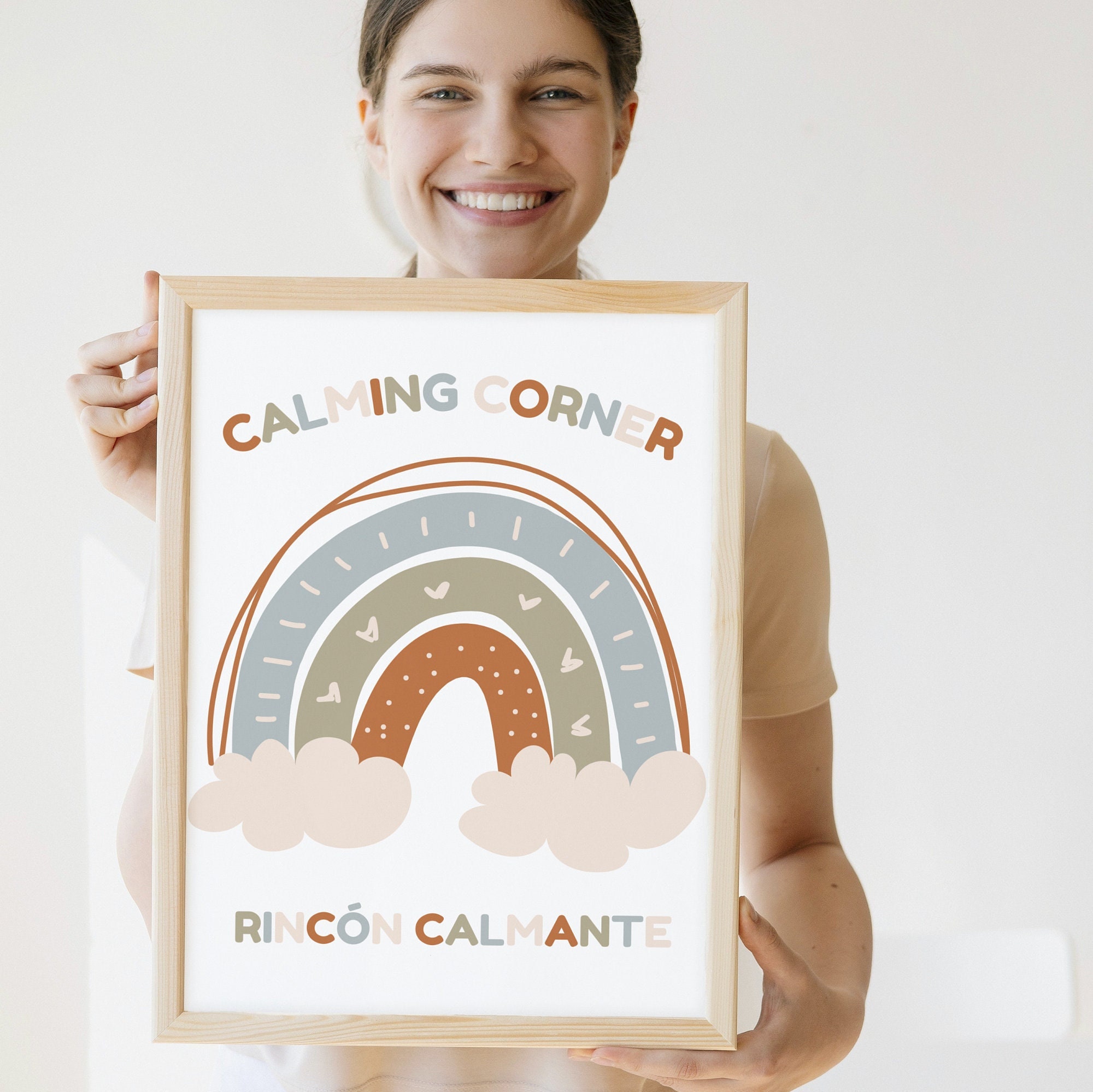 Boho Calming Corner Poster, Calm Down Corner, Calming Corner, Feelings ...