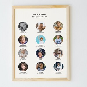 Bilingual Calm Down Corner Poster, Montessori Emotions Corner, Emotions ...