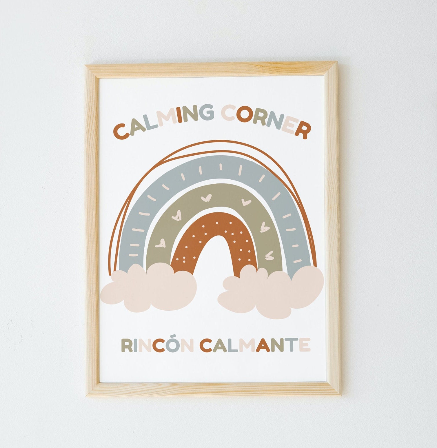 Boho Calming Corner Poster, Calm Down Corner, Calming Corner, Feelings ...